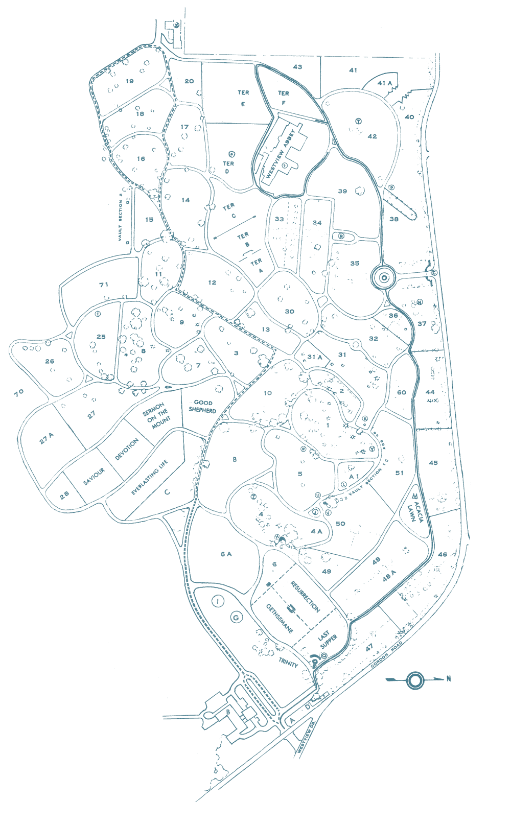 Print a Westview Grounds Map